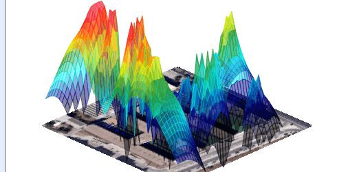 2D and 3D WLAN coverage map software and network isolines
