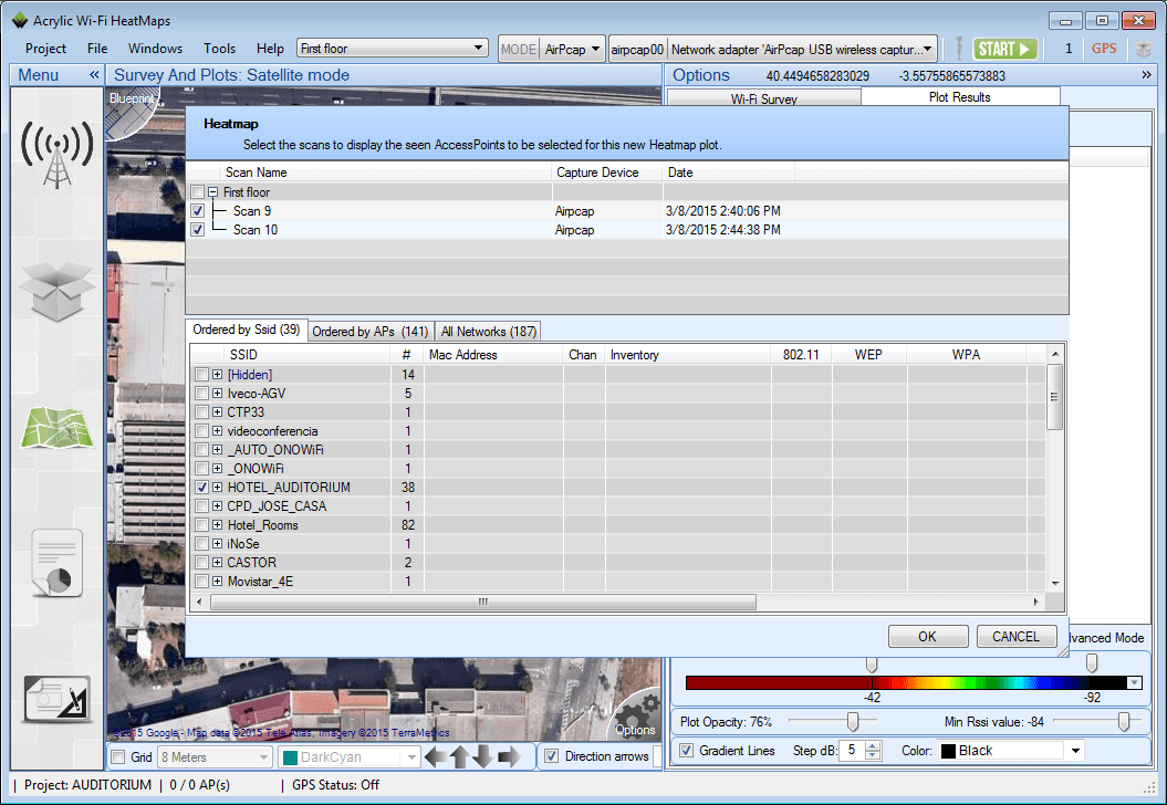 Wifi heat map - findmypol