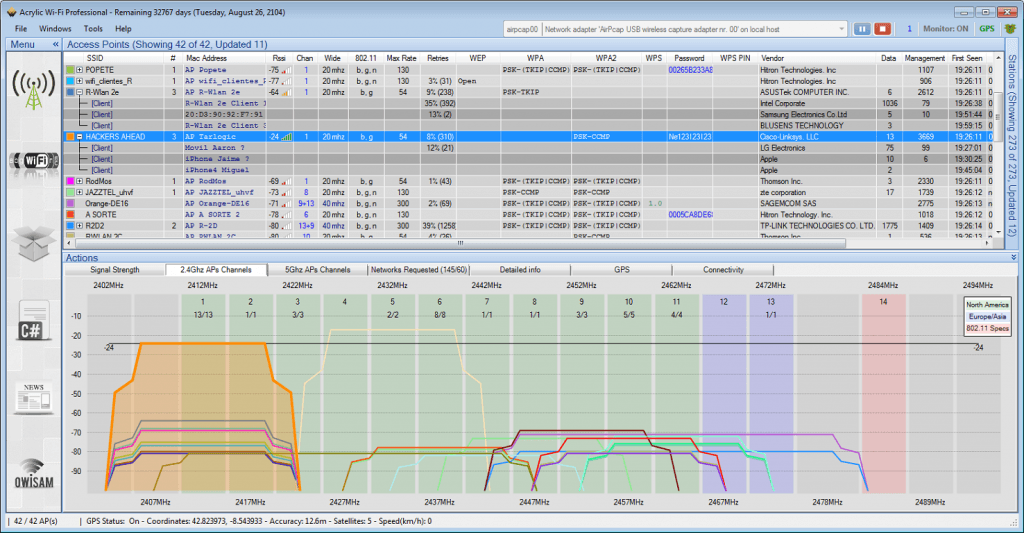 WiFi Sniffer - WiFi packet sniffer for Windows 7 ,8, 8.1,10