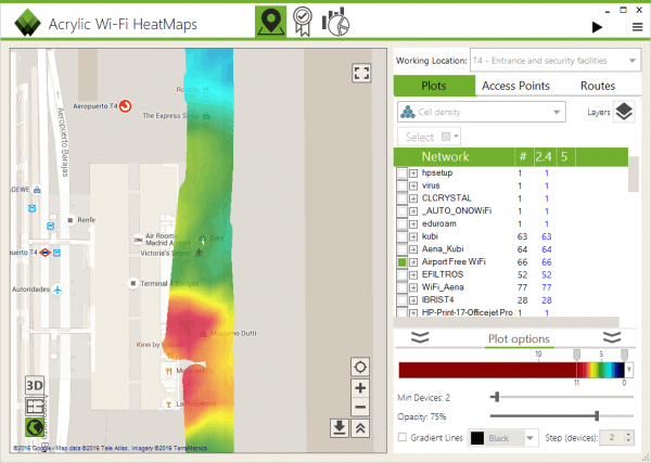 Site survey project - Wi-Fi analysis at an airport