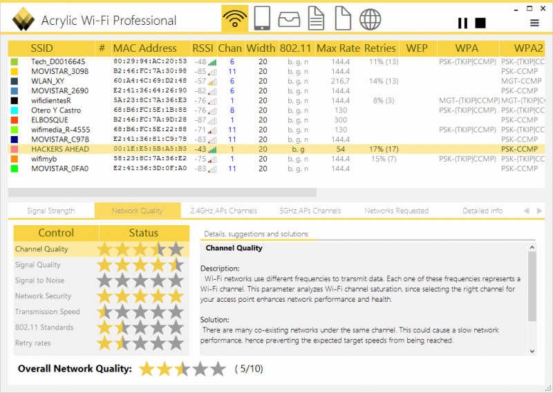 Wi-Fi quality - Diagnosing and evaluating Wi-Fi quality