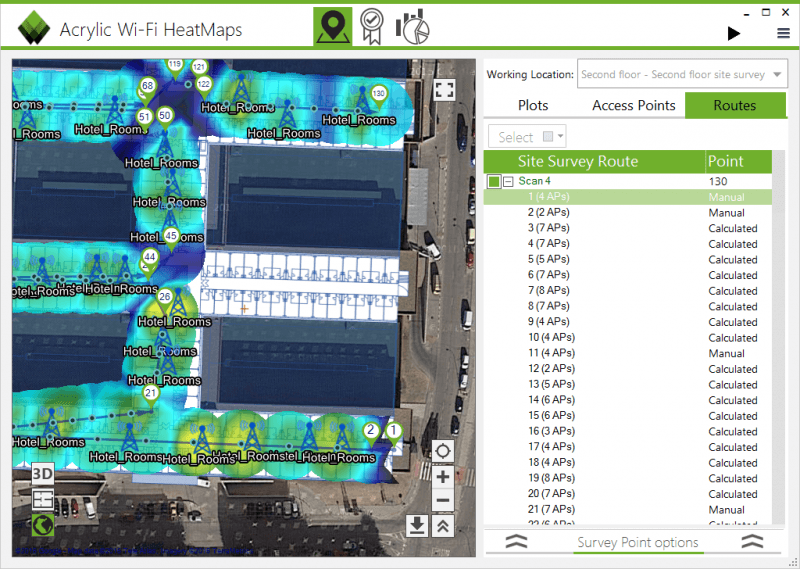 Wi-Fi Monitoring - Wi-Fi Site Survey Measurements