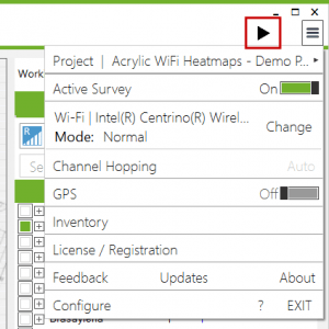Active Wi-Fi site survey using Iperf, real time measurements