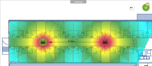 wifi planning, Design and locate access points in a simulation.